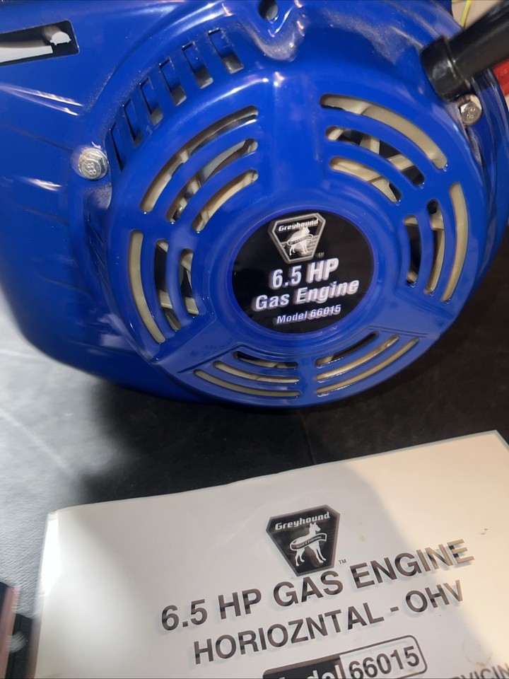 Greyhound 6.5 HP 4 Stroke OHV Horizontal Shaft Gas Engine 196cc OPEN ...