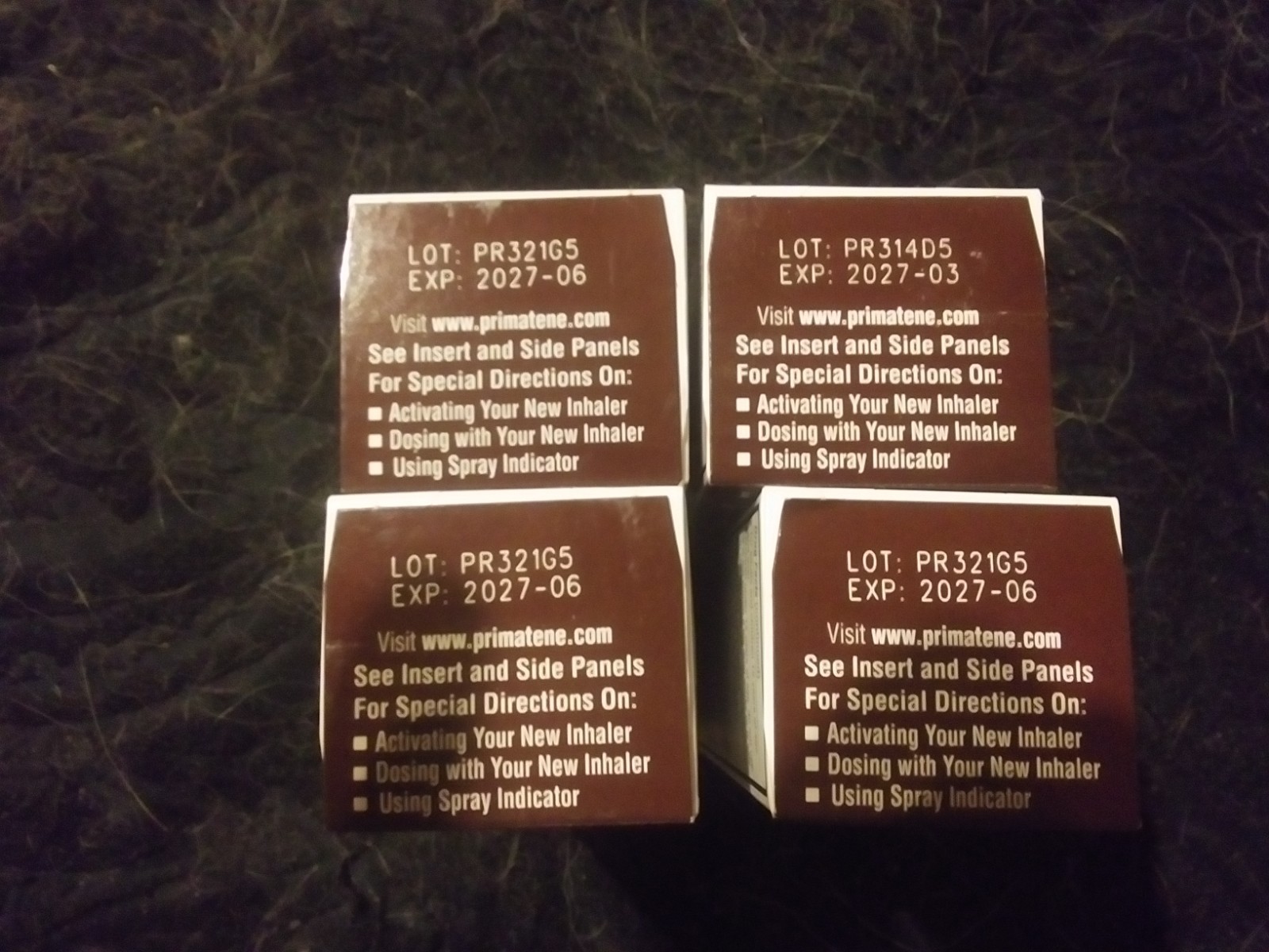 4 Pack Primatene Mist Epinephrine Inhalation Aerosol Spray 160 Sprays ...