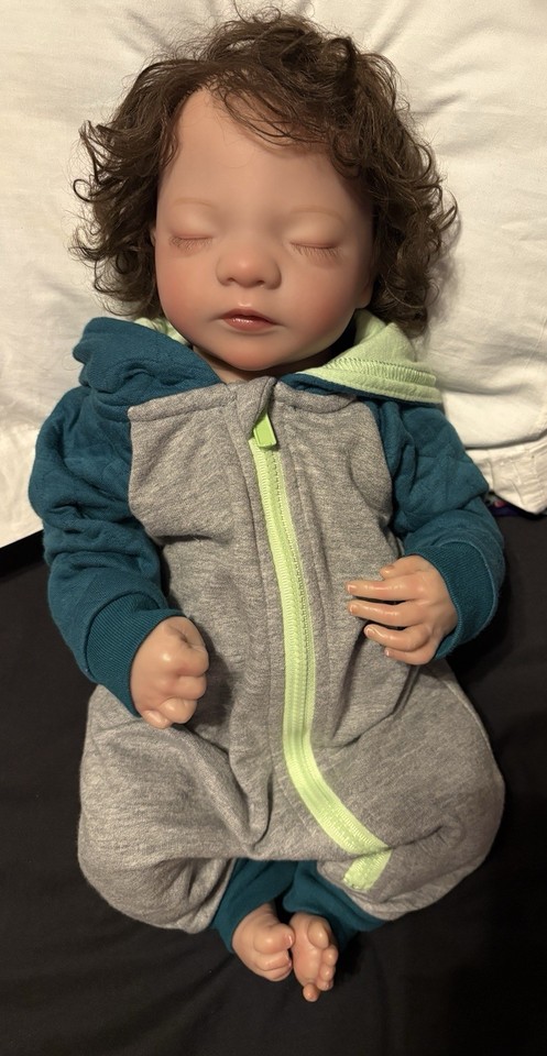 16-inch Full Vinyl Weighted Body Reborn Baby Therapy Doll Realistic ...