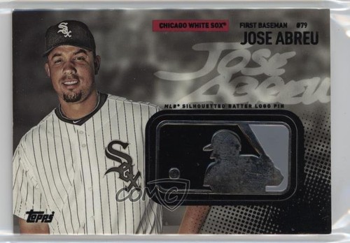 2015 Topps MLB Silhouetted Batter Logo Pin Manufactured Relic Jose ...