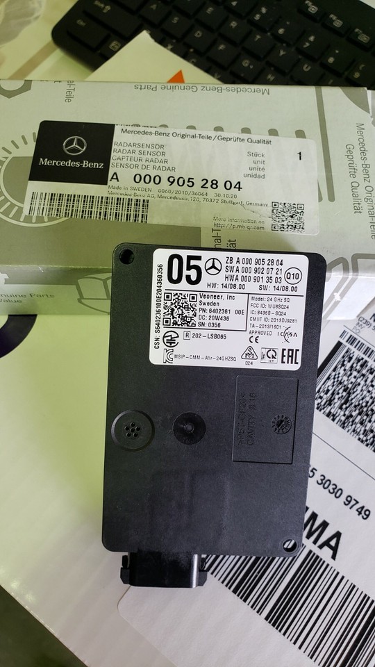 2024 NEW MERCEDES-AMG RADAR SENSOR A0009054907 = A0009051606 ...