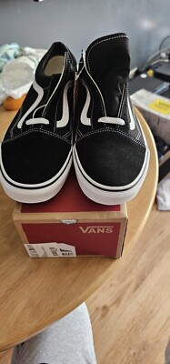 Size 11 - VANS Old Skool Black White | eBay UK