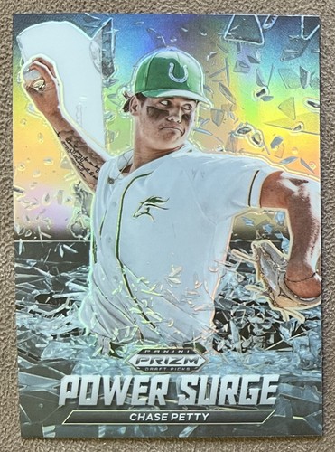 Chase Petty 2021 Prizm Draft Picks Power Surge Silver Holo #PS-CP ...