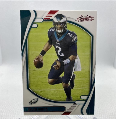 JALEN HURTS 2021 PANINI ABSOLUTE "RED FOIL" PARALLEL FOOTBALL CARD-#76 ...