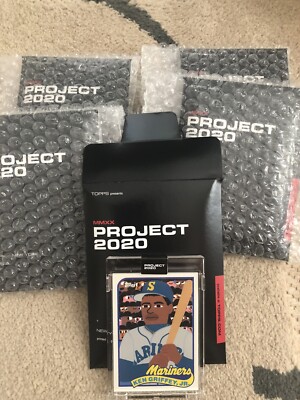 IN HAND Topps Project 2020 Ken Griffey Jr. #88 by Keith Shore w/ Box ...