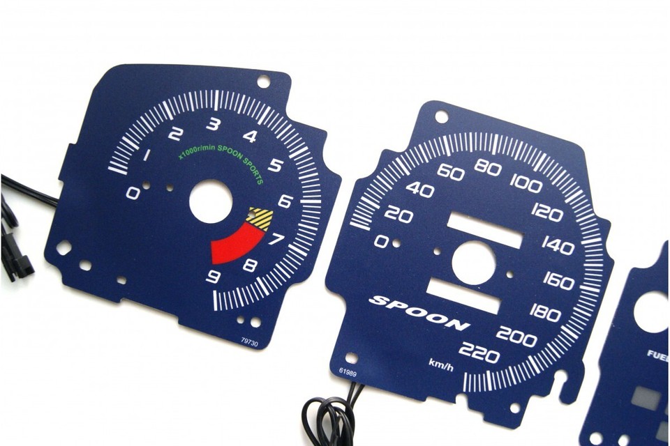 Honda Civic 1992-1995 Spoon Design Glow Gauge Speedometer Dial Eg Eh ...