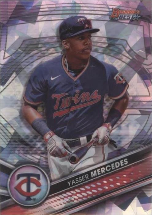 2022 Bowman's Best - Top Prospects Yasser Mercedes #TP-25 Atomic ...