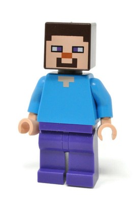 LEGO Minecraft Steve Minifigure Minifig min009 21113 21114 21115 21119 ...