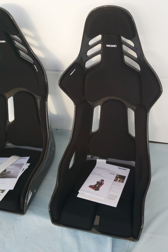 RECARO PODIUM CF SEATS, M PAD KIT, BRAND NEW. 078.01.1B21 + 2B21 IN ...