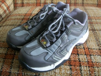 Nautilus Womens 7M Purple Gray Hard-Toe Shoe ASTM F2413-05 N1452 | eBay