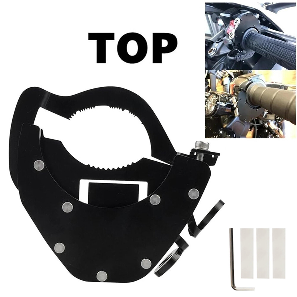 Universal Motorcycle Stainless Steel Cruise Control Throttle Lock ...