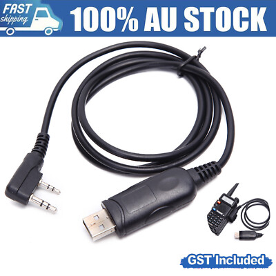 USB Programming Cable for Baofeng GT-3/UV-82/UV-82L/UV-B5/UV-5R Plus/UV ...