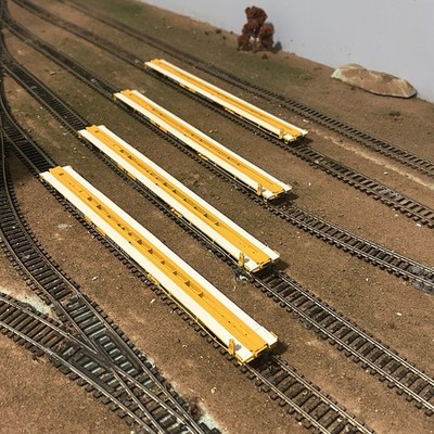 Walthers Mainline HO Scale 85' General American G85 Flatcar GTTX Set of ...