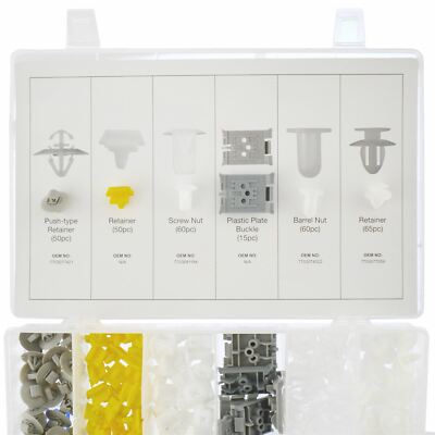 Renault Trim Clip Assortment Set Retaining Retainer Grommet Clips ...