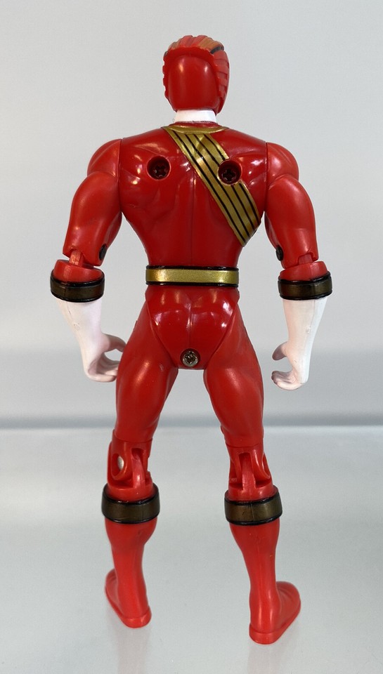 Power Rangers Wild Force Red Lion Ranger 5.5” Figure Classic Bandai ...
