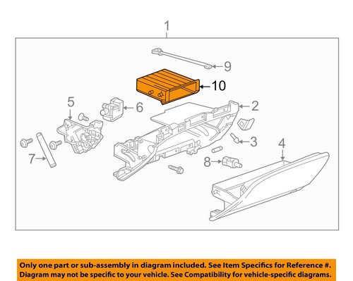Cadillac GM OEM 13-18 XTS Glove Compartment Box-Holder 22878085 | eBay