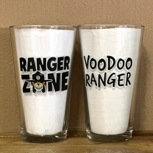 NEW BELGIUM BREWING VooDoo Ranger Beer Pint Glass ~ RANGER ZONE Pint ...