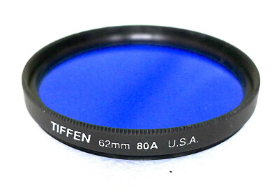 62mm Tiffen 80A Filter - Blue Color Correction - NEW | eBay