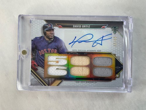 2021 Topps Triple Threads David Ortiz AUTO RELIC TTAR-DO1 #9/27 | eBay