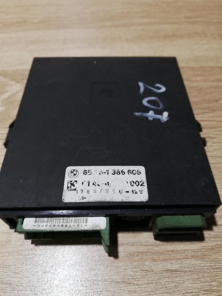 Bmw E30 E28 E24 E23 1386605 014386009002 CENTRAL LOCKING & ALARM SYSTEM ...
