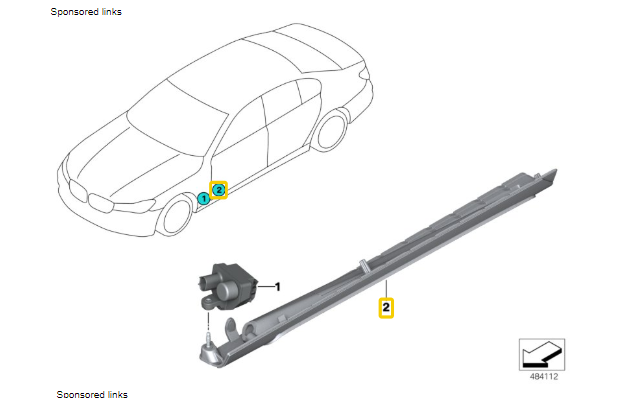 Genuine BMW 7 G11 G12 Left Lamp Module Holder 63148062937 for sale ...