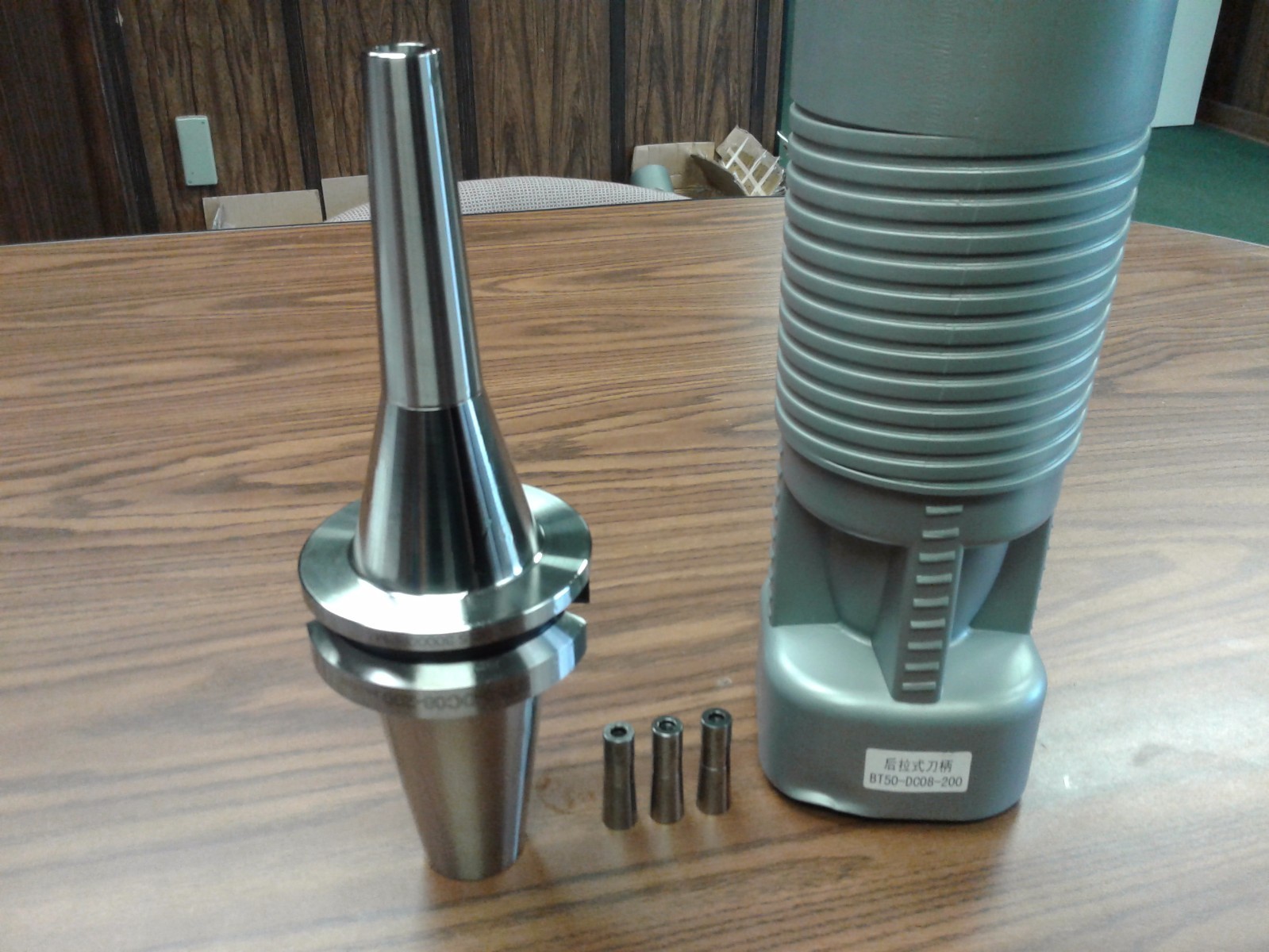Slim Fit Collet Chuck BT50-DC08 & 3 Collets, 200mm gage length #BT50 ...