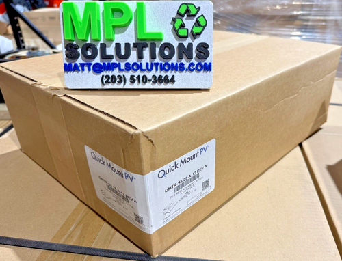 Quick Mount PV QMTR-S3.25-A-12 0317 Tile Replacement Mount Flashing ...
