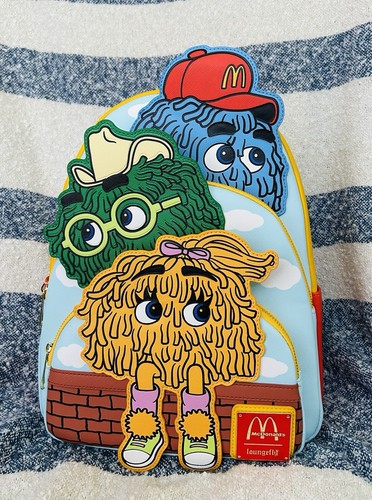 McDonald's Vintage Fry Kids Triple Pocket Mini Backpack | eBay
