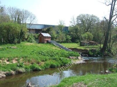 Photo 6x4 Small hydroelectric power station Fluxton This uses the water ...