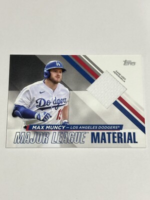 2024 Topps MAX MUNCY Major League Material Relic Patch MLM-MMU • Jersey ...