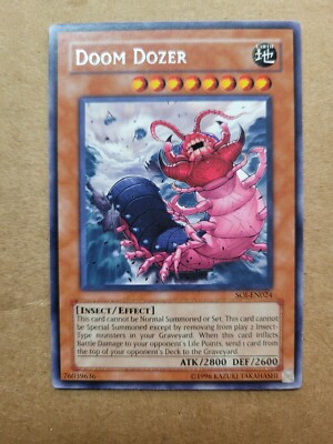 YuGiOh - Doom Dozer (SOI-EN024) - Shadow of Infinity - Rare - Unlimited ...