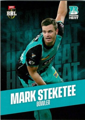 New 2019 2020 BRISBANE HEAT BBL Cricket Card MARK STEKETEE | eBay
