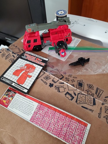 Transformers g1 Headmaster Jr. Hosehead 100% complete | eBay