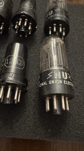 12SA7 12SK7 12SQ7 35Z5GT 50L6GT NOS Classic Radio Set Of 5 Audio Tubes ...