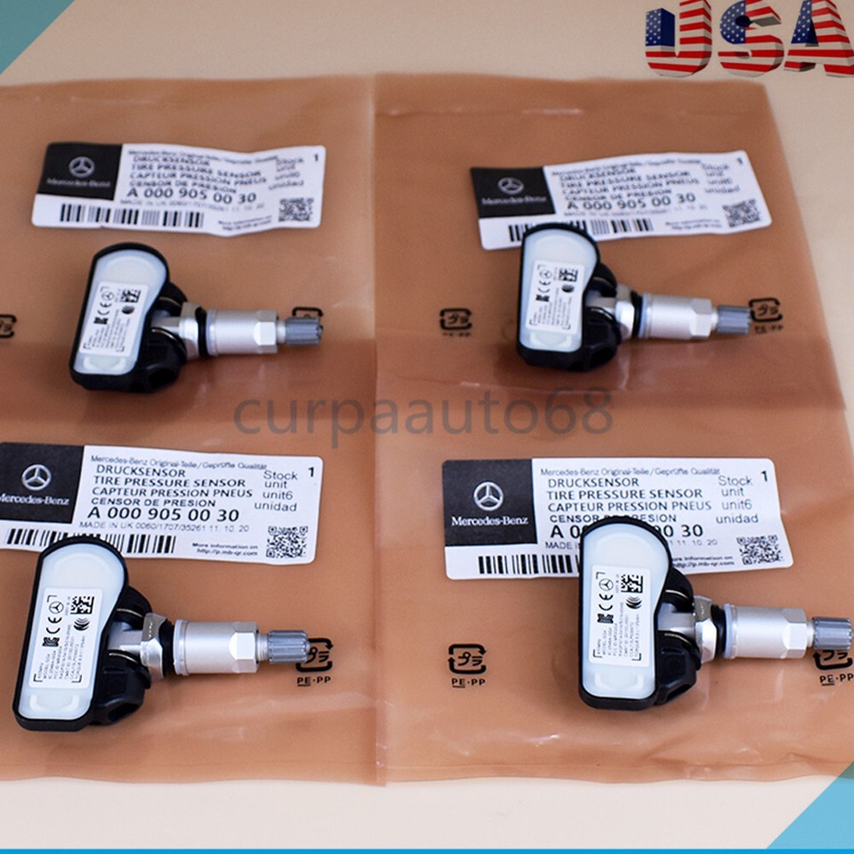 4pcs TPMS Tire Pressure Sensor Fit For Mercedes-Benz CLS550 E350 E550 ...