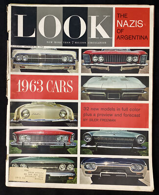 1962 OCTOBER 23 LOOK MAGAZINE - 1963 VINTAGE CARS -Cigarette Ads | eBay