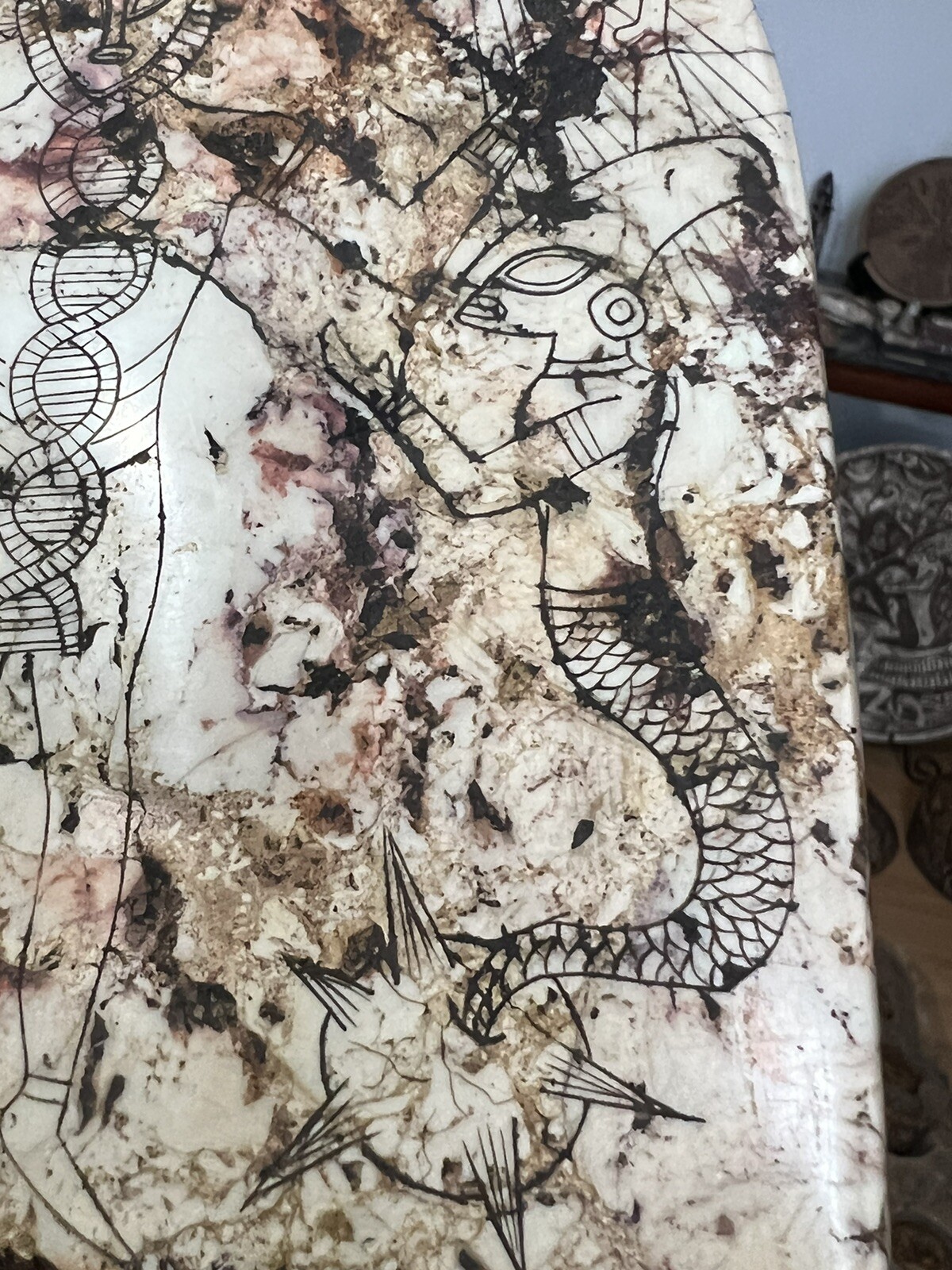 Ojuelos de Jalisco Alien Carved Stone.Authentic Aztlan Artifact ¥ DNA ...