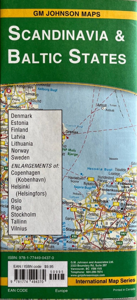 SCANDINAVIA & BALTIC STATES ROAD MAP Denmark NORWAY Sweden AAA/GM ...
