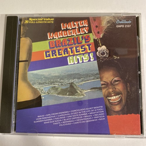 WALTER WANDERLEY "BRAZIL'S GREATEST HITS" RARE CD GNP CRESCENDO 1989 ...