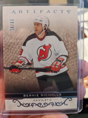 2021-22 BERNIE NICHOLS UPPER DECK ARTIFACTS #153 Light BLUE STEEL #16/ ...