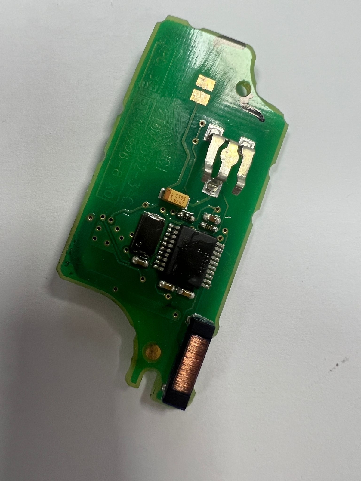 1 X PEUGEOT / CITROEN 3 BUTTON REMOTE FLIP KEY CIRCUIT BOARD PCB E3330E ...