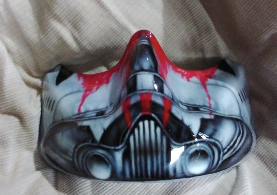 Custom Fiber Painted Repro HGU 56 MFS Shield with Hardware kit | eBay