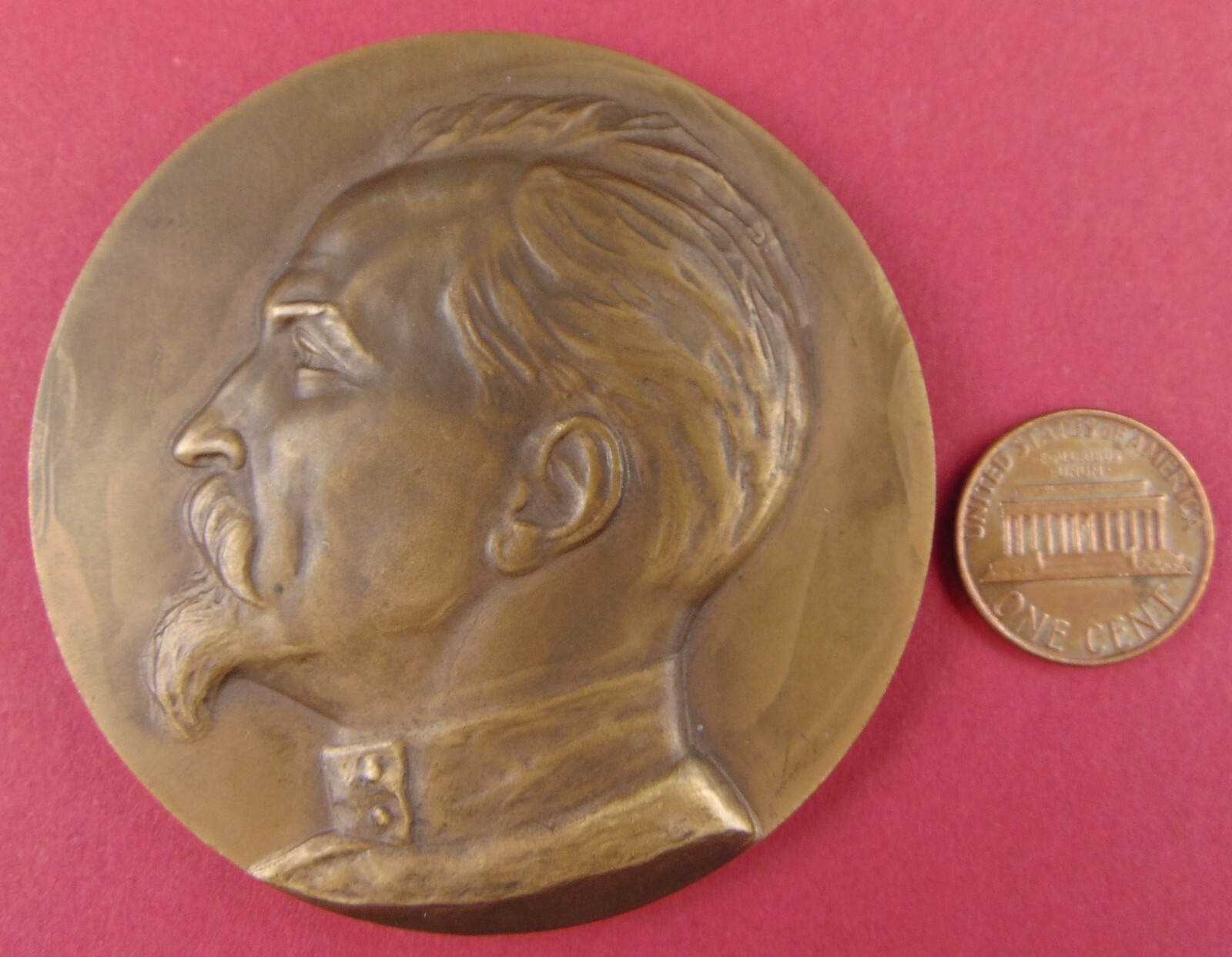 Soviet Dzerzhinsky Founder of Cheka KGB Bronze Table Medal 1960 Rare ...