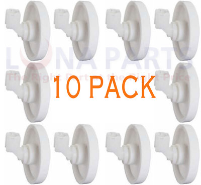 (10 PACK) 154174501 Dishwasher Lower Rack Roller AP2135554, PS452448 ...