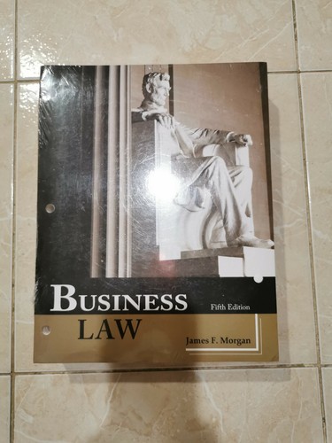 Business Law Paperback (Fifth Edition) James F. Morgan/NEW | eBay