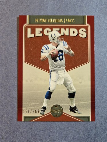 /299 Peyton Manning 2022 Legacy Legends #101 Red | Indianapolis Colts ...
