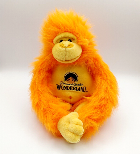 Paramount Canada Wonderland Stuffed Plush Fluffy Furry Orange Monkey ...