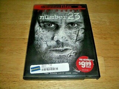 THE NUMBER 23 DVD - 2007 - UNRATED & THEATRICAL VERSIONS - THRILLER ...