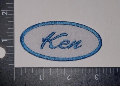Ken Patch Embroidery Iron On Quality Patch Fast Shipping w/Trk#. BP-099 ...