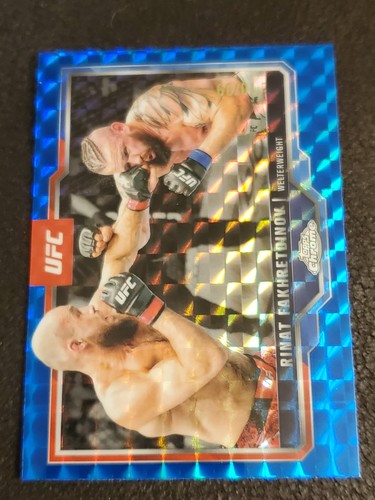 2025 Topps UFC Chrome Rinat Fakhretdinov Blue Geometric Refractor #/99 ...